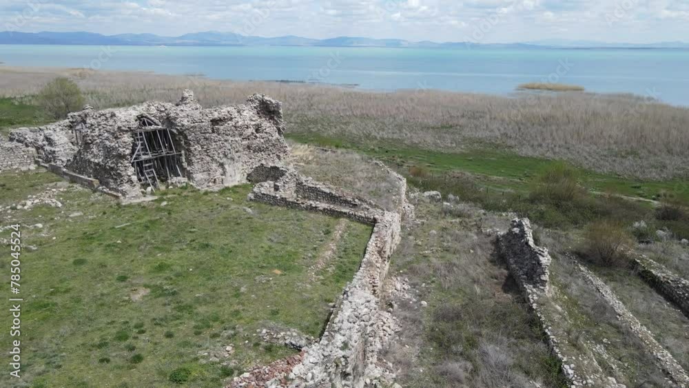 The scenic views of Kubadabad Palace was a complex of summer residences ...