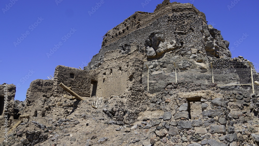 Khyber Fort , Heritage city in Khaiber, Madina, saudi arabia Stock ...
