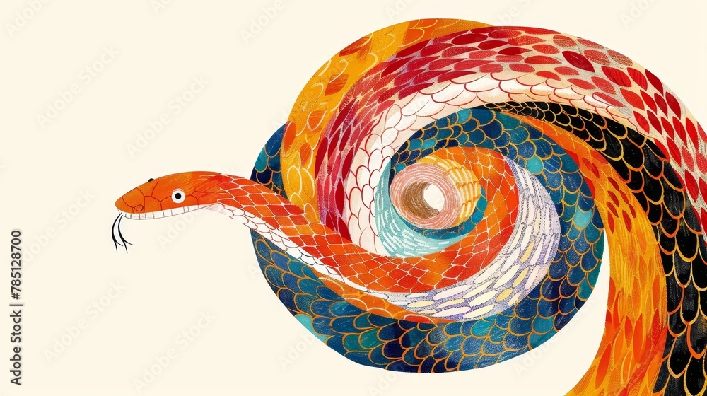 Rotating snakes illusion, A static image that appears to be moving due ...