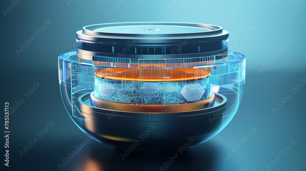 This advertisement depicts an intelligent rice cooker with a multilayer ...