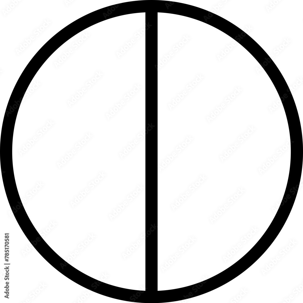 Segmented circle icons isolated on a transparent background. Various ...