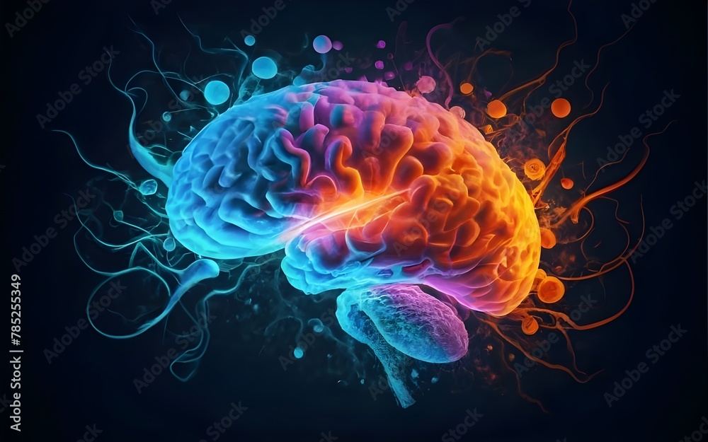 abstract Alzheimer's brain wallpaper, photo, mental health wallpapers ...