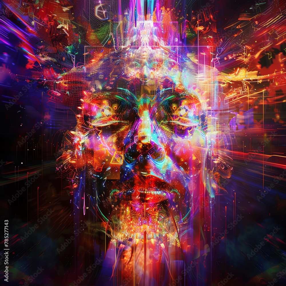 Visualize Glutathione production enhancement using glitch art technique ...