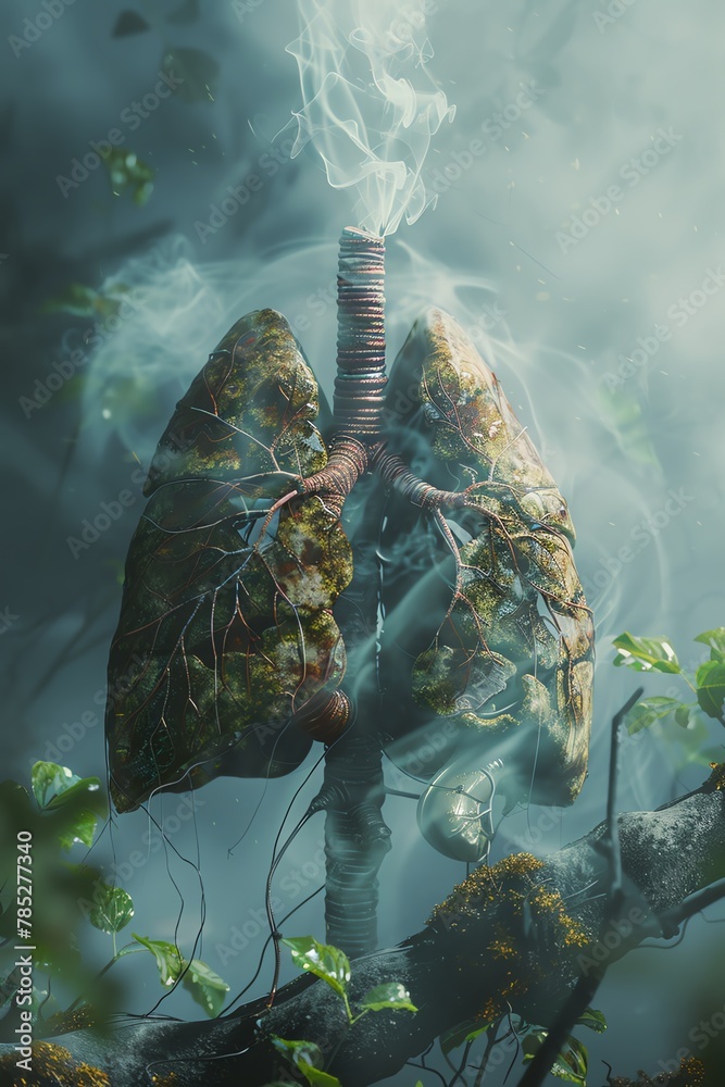 Visualize the impact of lung disease risk factors with a dystopian ...