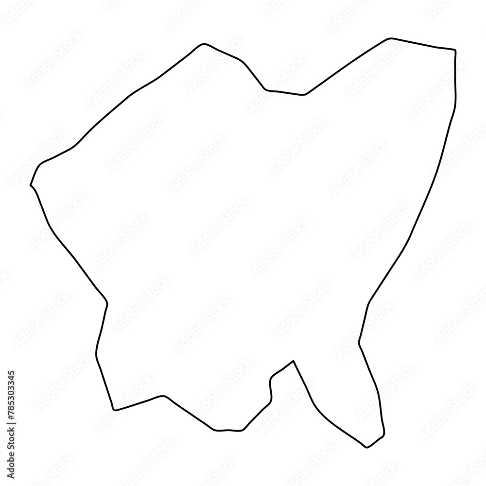 Gentofte Municipality map, administrative division of Denmark. Vector ...