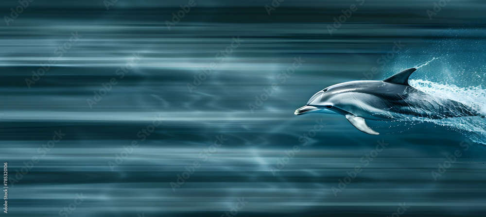 Dolphin: A playful dolphin photographed with underwater high-speed ...