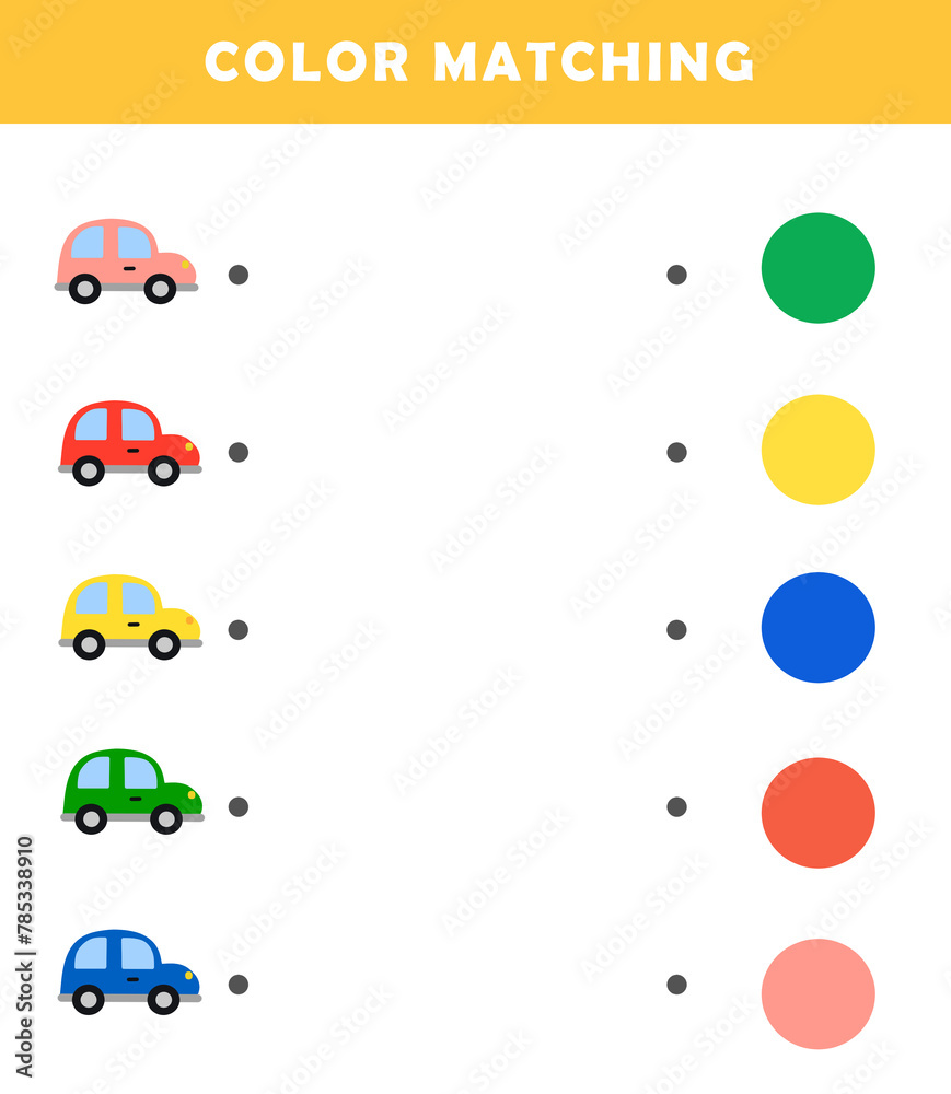 Color matching game for preschool kids. Color Matching Activities for ...