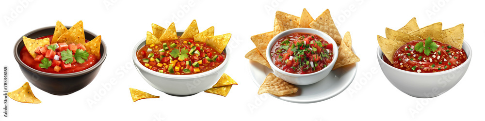 Salsa Dip clipart collection, symbol, logos, icons isolated on ...
