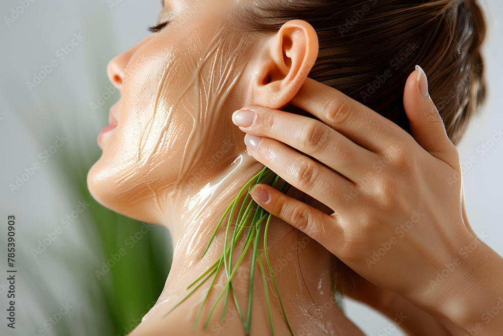 Lymphatic drainage system 3D illustration Stock Illustration | Adobe Stock