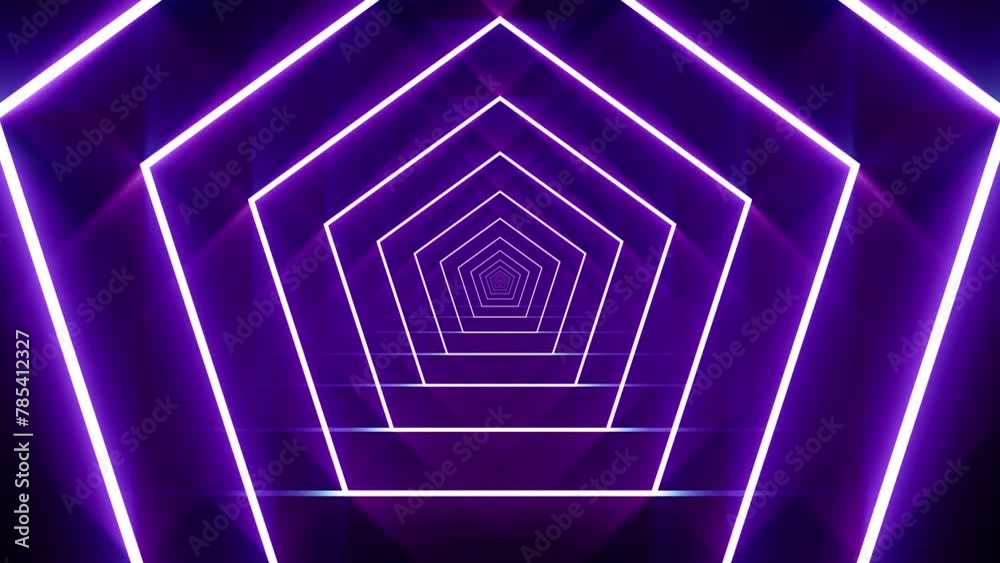 abstract neon glow color 4K moving seamless art loop background ...