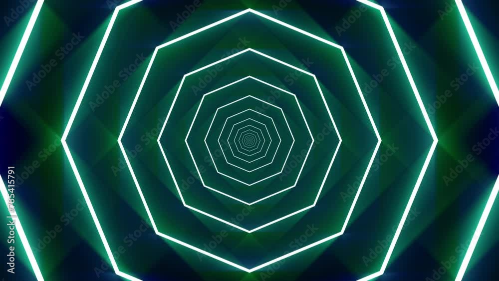 abstract neon glow color 4K moving seamless art loop background ...