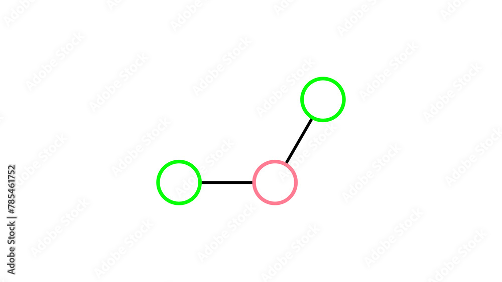 cobalt(ii) chloride molecule, structural chemical formula, ball-and ...