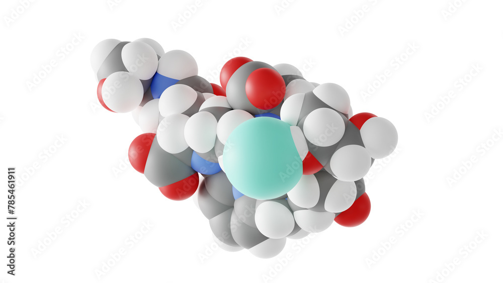 gadopiclenol molecule, elucirem, molecular structure, isolated 3d model ...