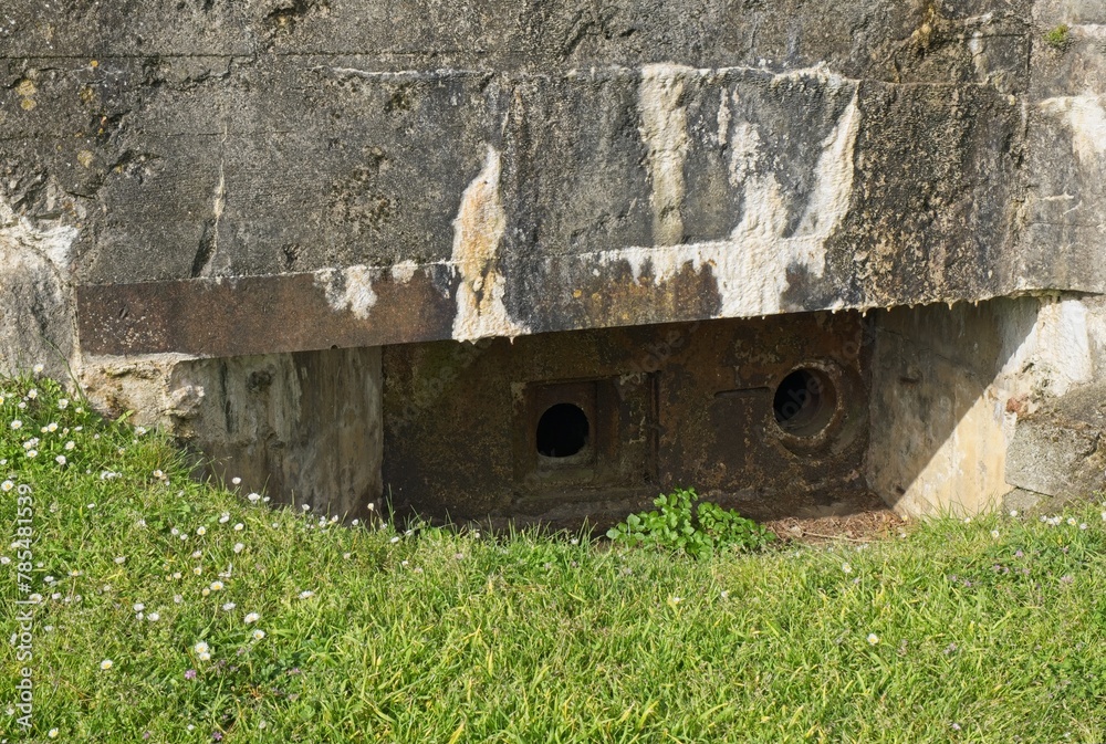 Saint-Malo, France - Apr 11, 2024: This strongpoint was constructed ...