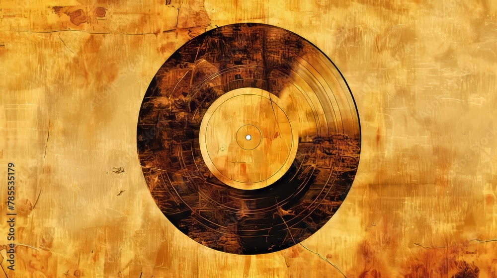 Modern illustration mockup of vintage texture and old paper cover with ...