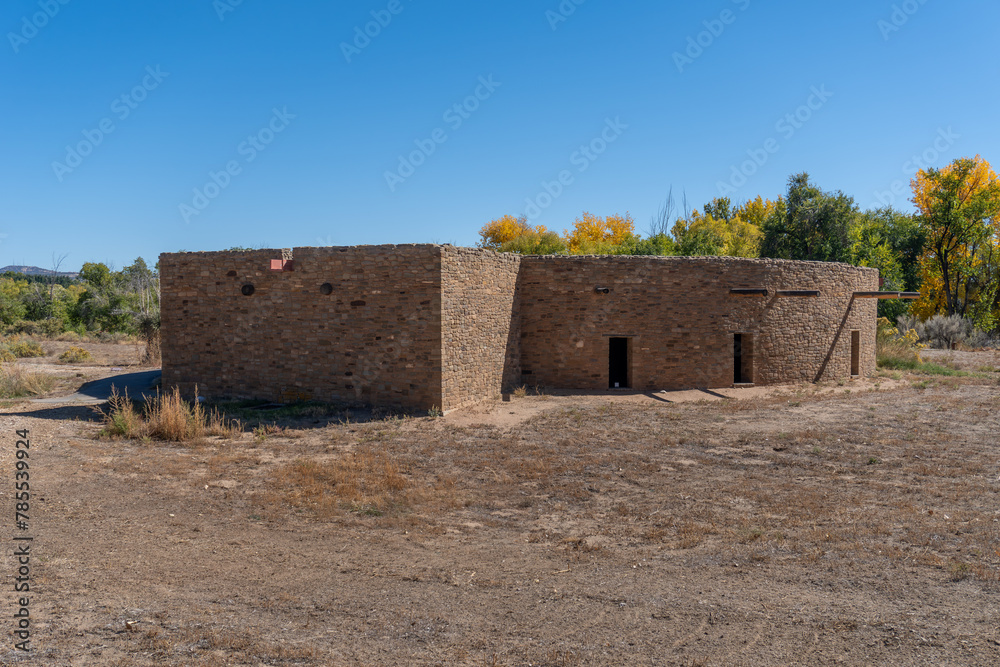 Great Kiva at Aztec Ruins National Monument in New Mexico. Best ...