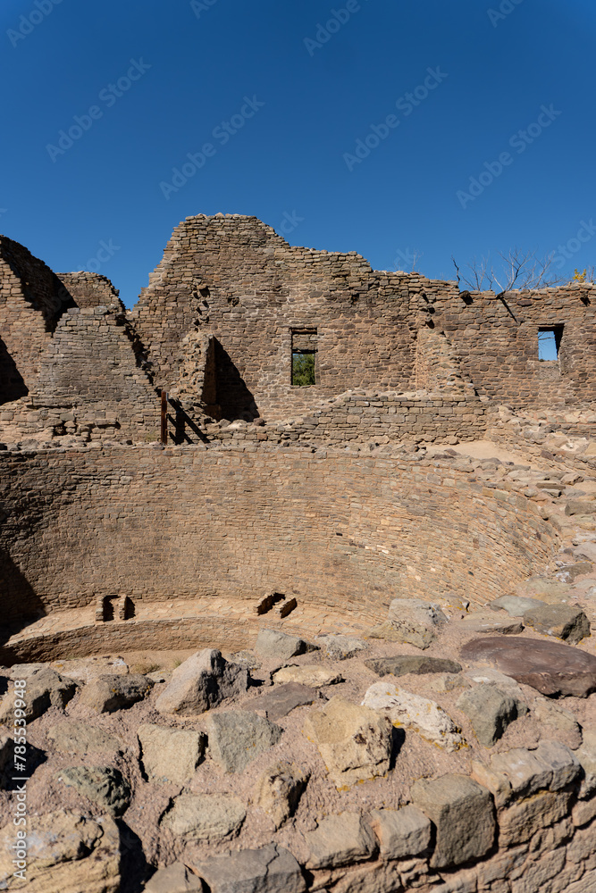 Aztec Ruins National Monument in New Mexico. Best preserved Chacoan ...