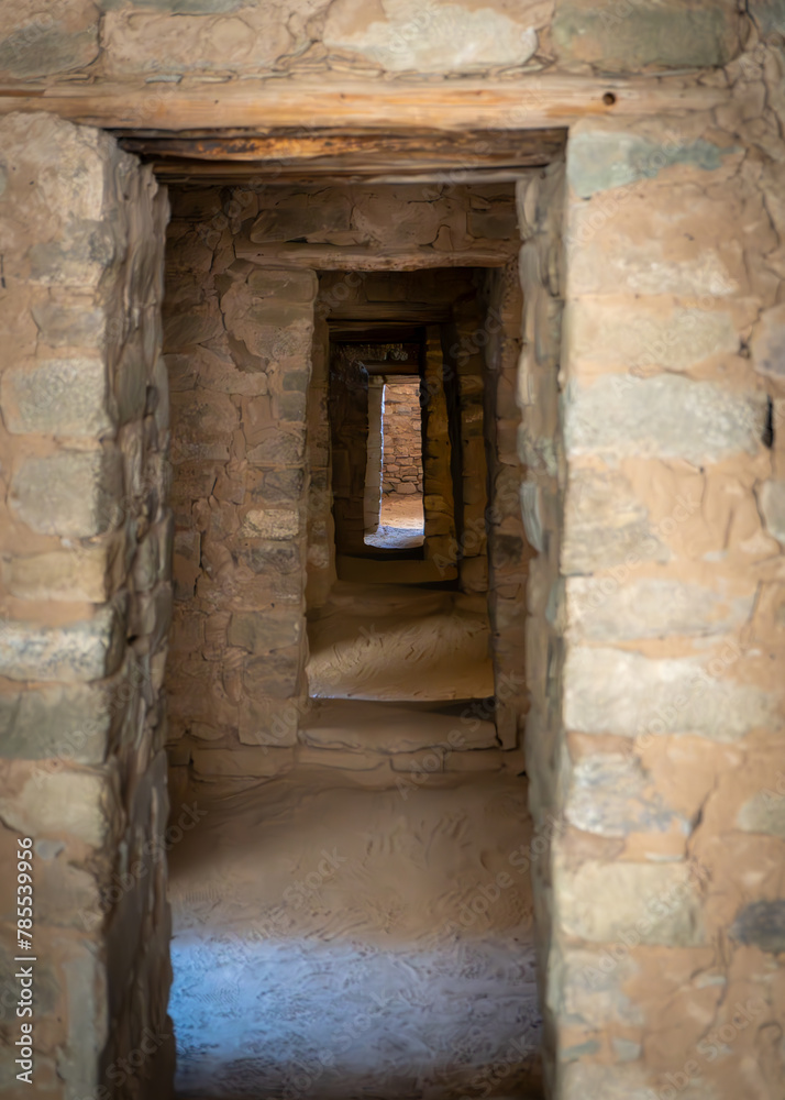Aztec Ruins National Monument in New Mexico. Best preserved Chacoan ...