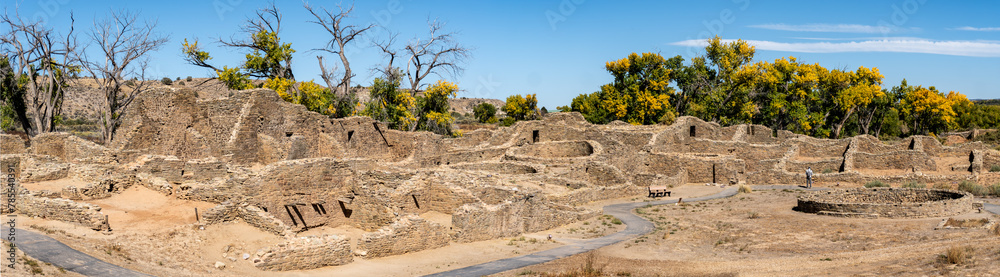Aztec Ruins National Monument in New Mexico. Best preserved Chacoan ...
