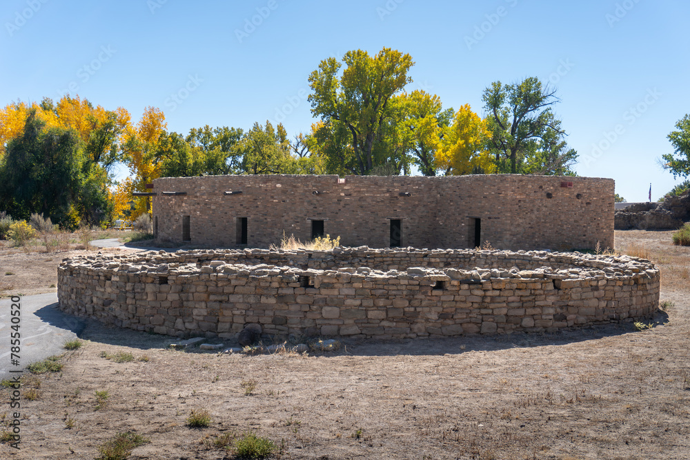 Great Kiva at Aztec Ruins National Monument in New Mexico. Best ...