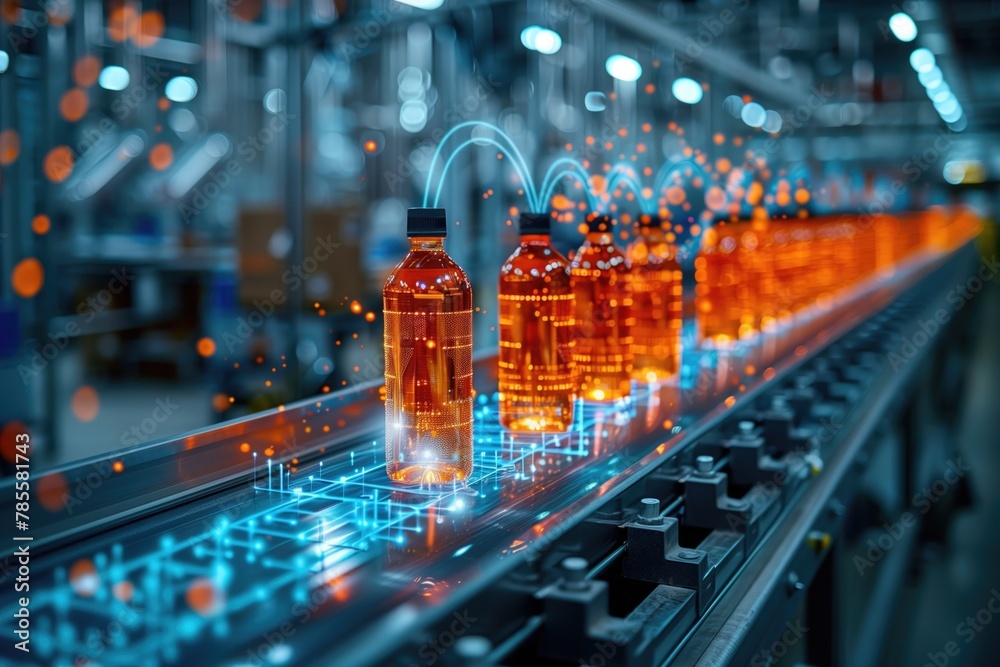 Quality control inspectors using AI-powered cameras and software to ...