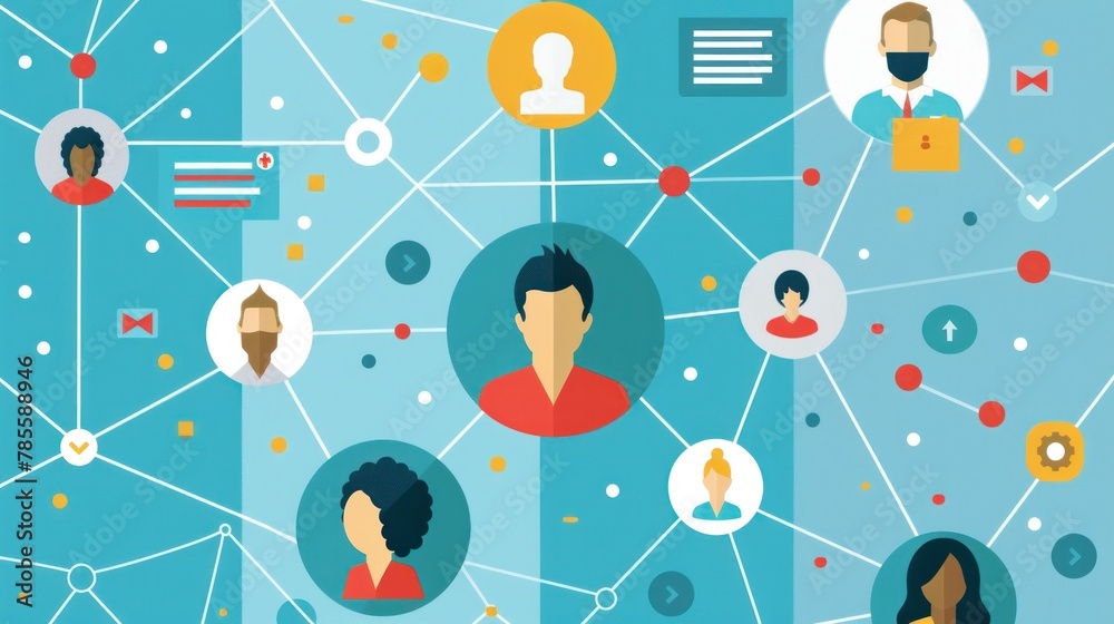 Client-centric business strategy showcasing customer profiles ...