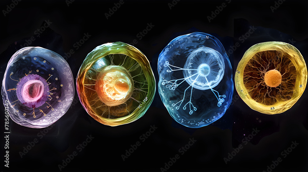 Detailed Representation of Human Oogenesis Stages: From Primary Oocyte ...