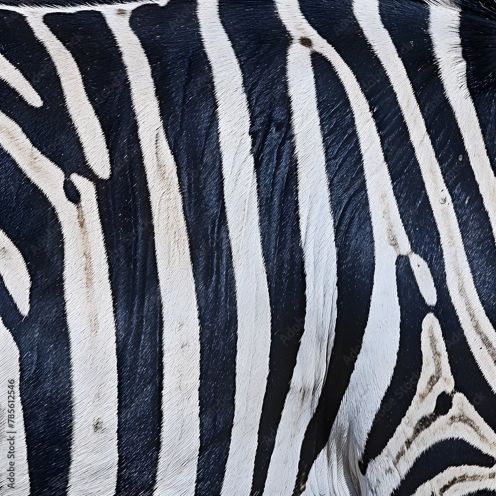 Zebra Skin Patterns - Exquisite Natural Beauty Captured in Close-Up Photography for Background ...