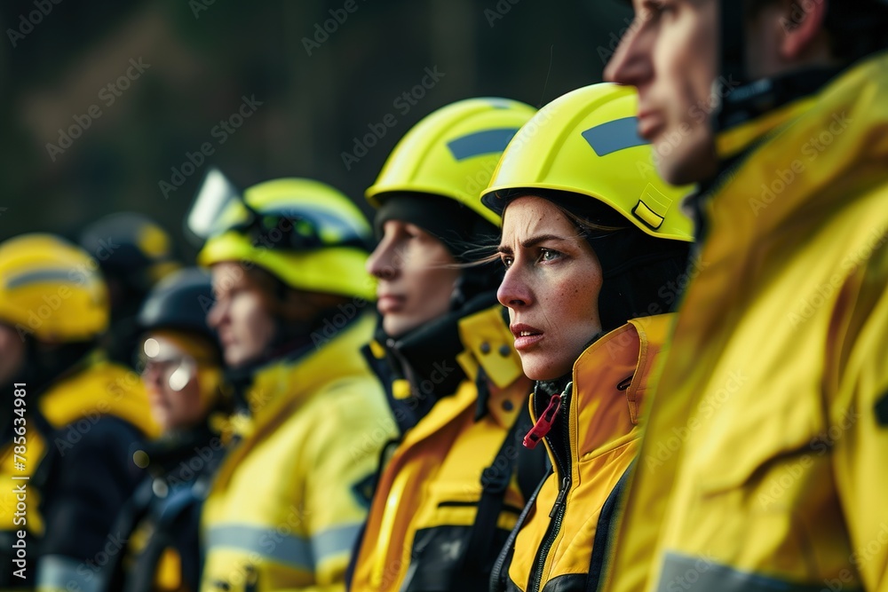 The emergency management director is a woman. The woman leads the ...
