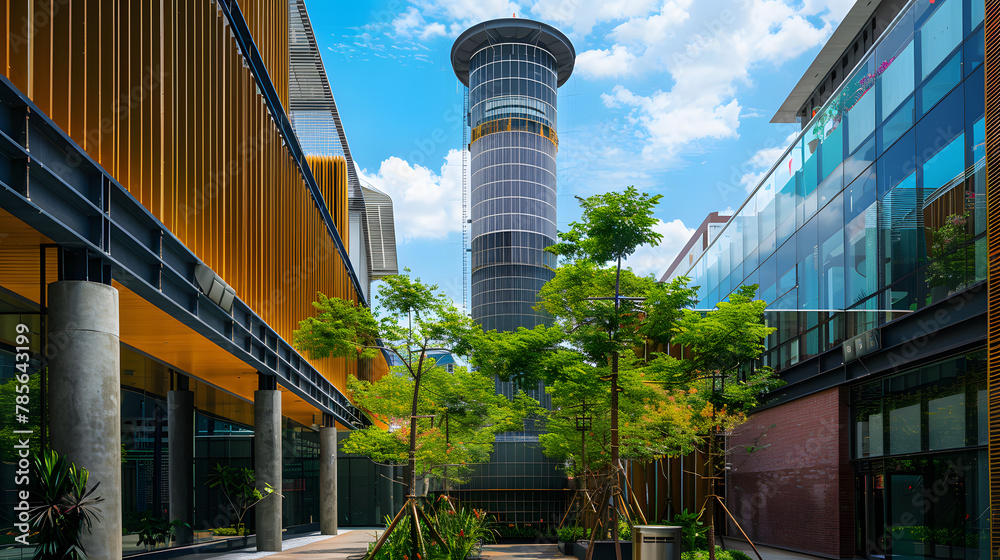 An innovative cooling tower for hot climates using evaporative cooling ...