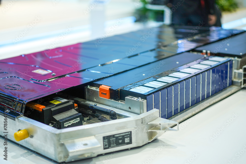 Bangkok, Thailand - April 5th, 2024: AION, magazine battery system ...