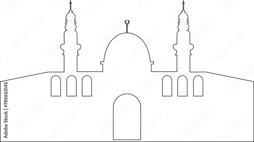 Palestine al Aqsa mosque with flag, compound in the city of "Jerusalem ...