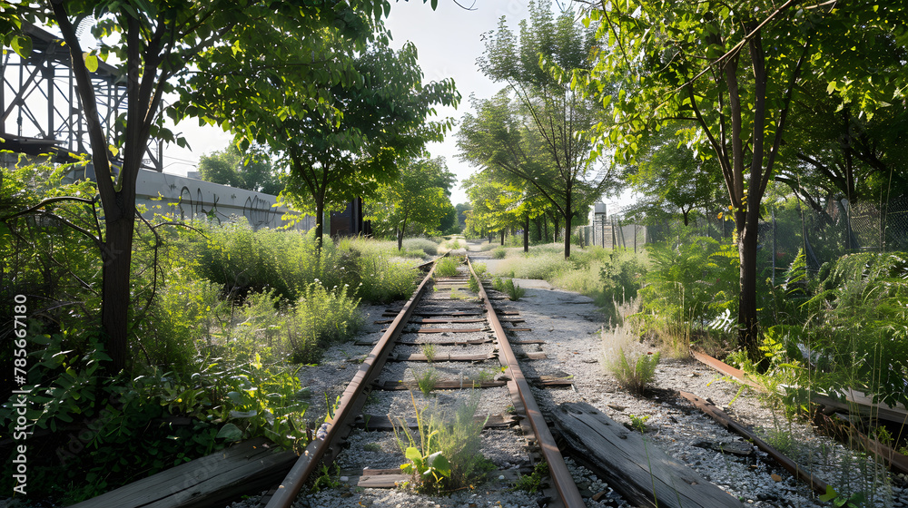 A community-driven urban renewal project transforming an abandoned rail ...