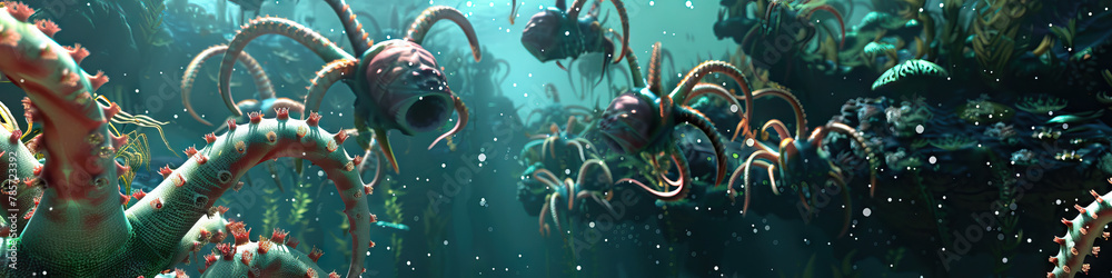 Oceanic Hide and Seek: 3D Model of an Underwater Playground with ...