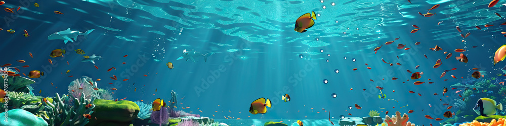 Marine Hide and Seek: 3D Model of an Underwater Playground with ...