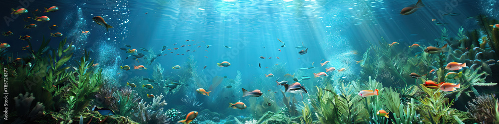 Marine Hide and Seek: 3D Model of an Underwater Playground with ...
