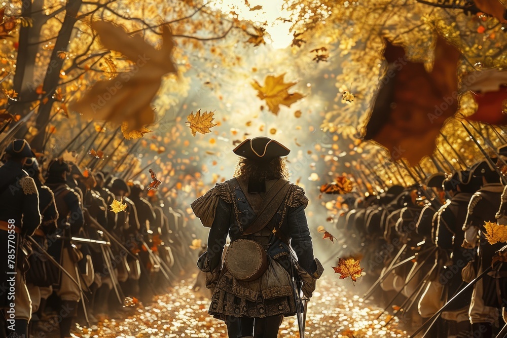 Elegant musketeer in historical attire, portraying bravery and chivalry ...