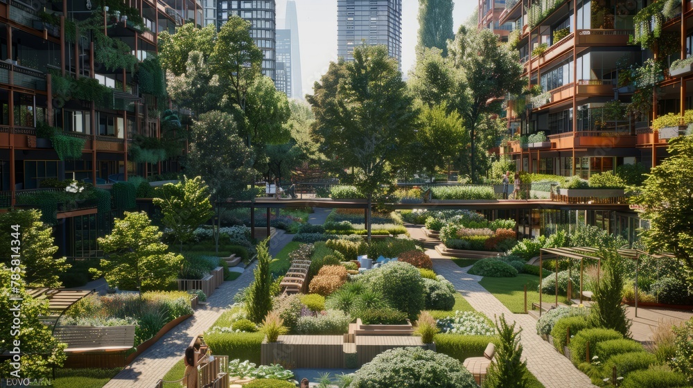 Communities working together creating green spaces, urban gardens ...