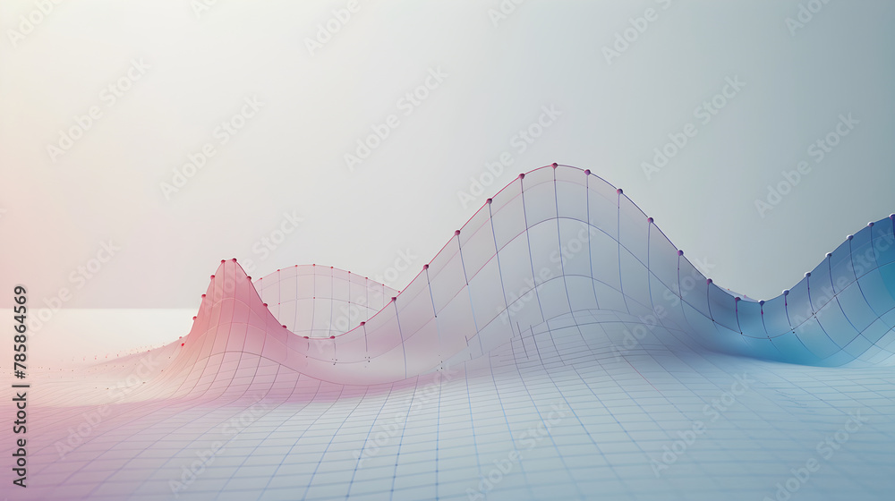 Stylized Visualization of Ogive - Cumulative Frequency Curve in Modern ...