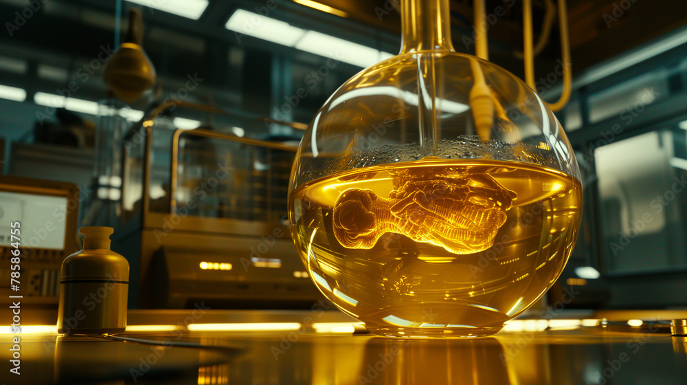 Alien/human hybrid fetus in military lab Stock Photo | Adobe Stock