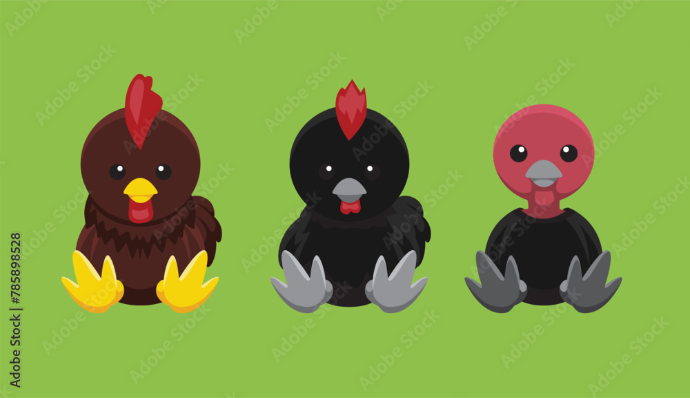 Doll Chicken Rhode Island Red Australorp Turken Farm Animal Cute ...