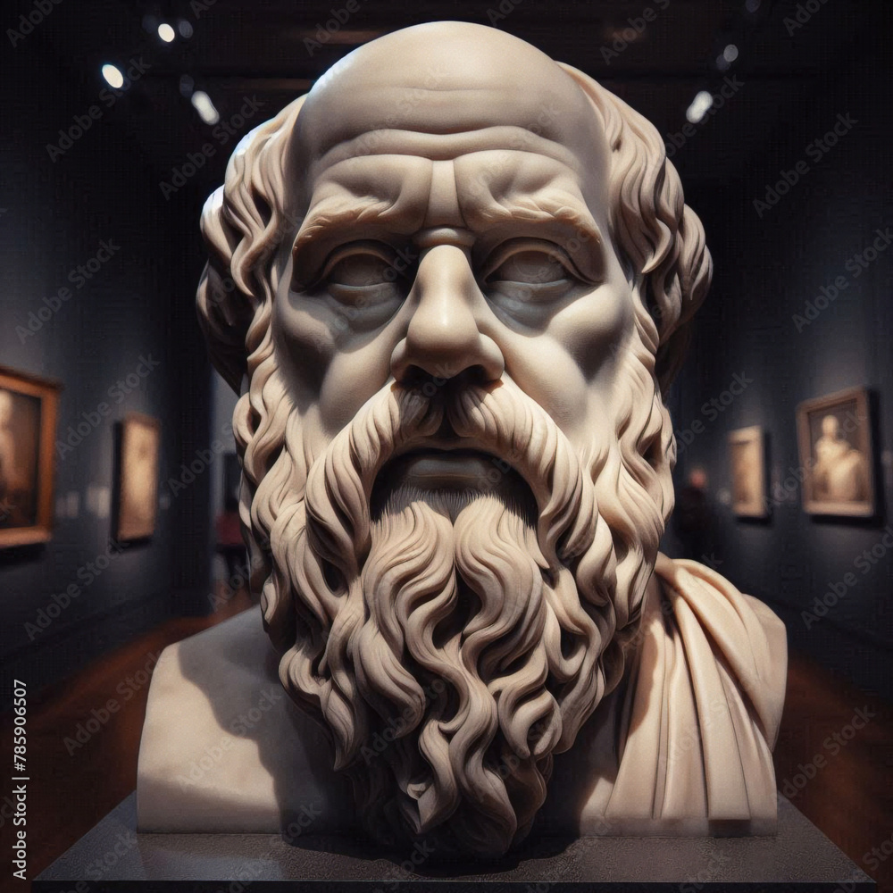 Socrates, Greek philosopher from Athens, founder of Western philosophy ...