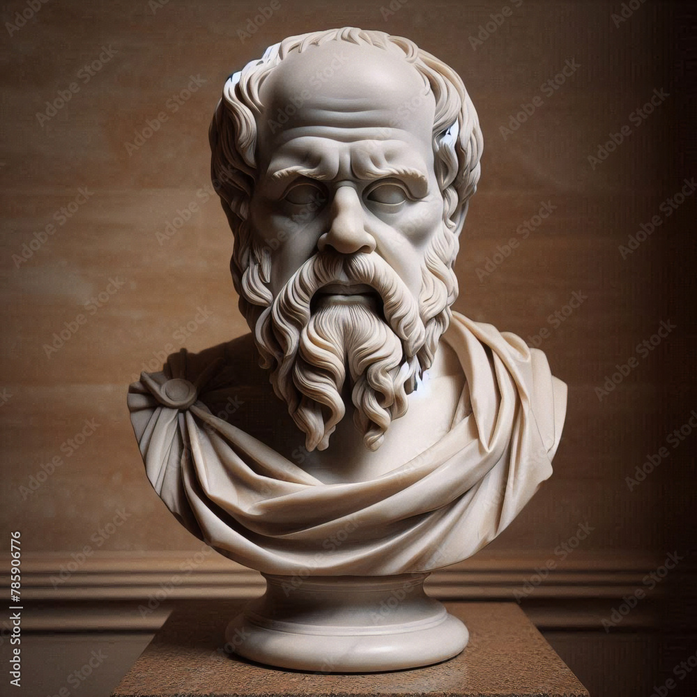 Socrates, Greek philosopher from Athens, founder of Western philosophy ...