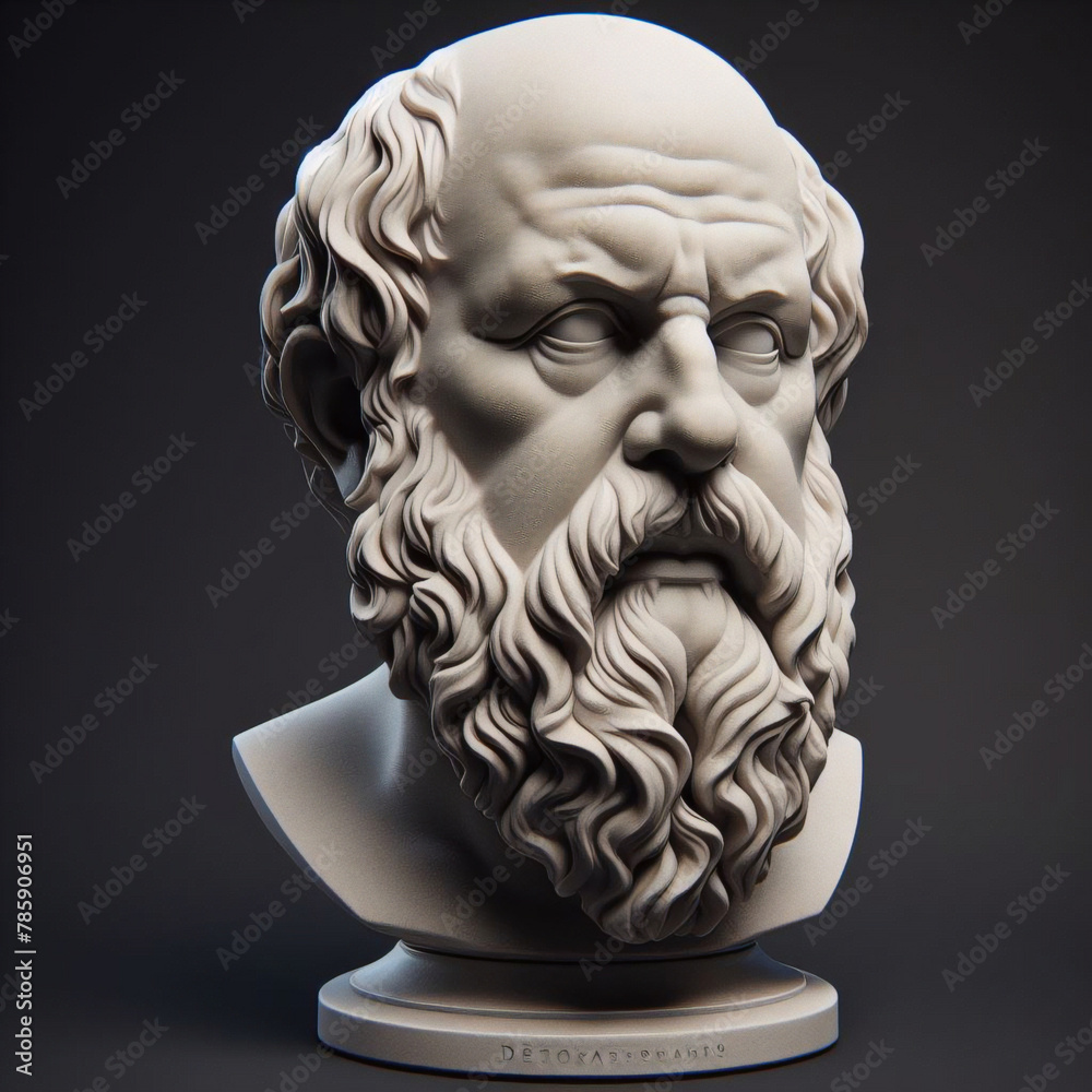 Socrates, Greek philosopher from Athens, founder of Western philosophy ...