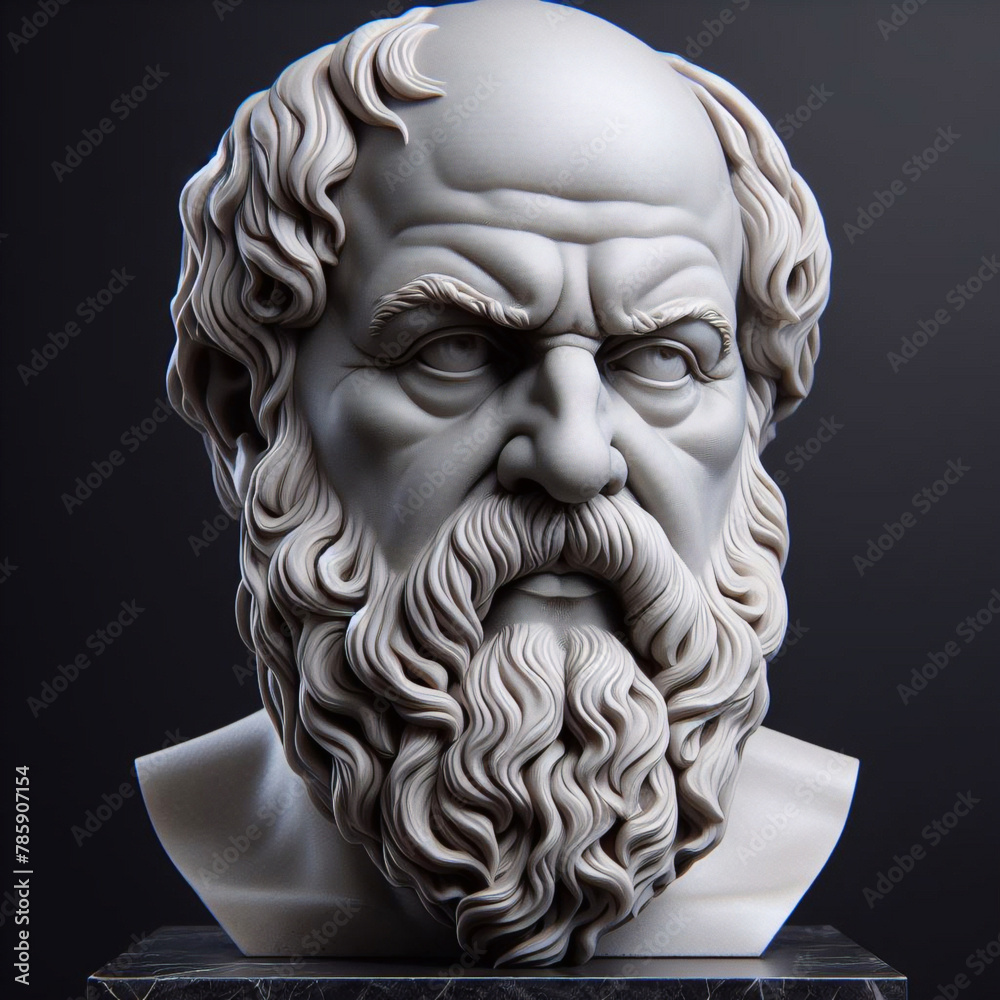Socrates, Greek philosopher from Athens, founder of Western philosophy ...
