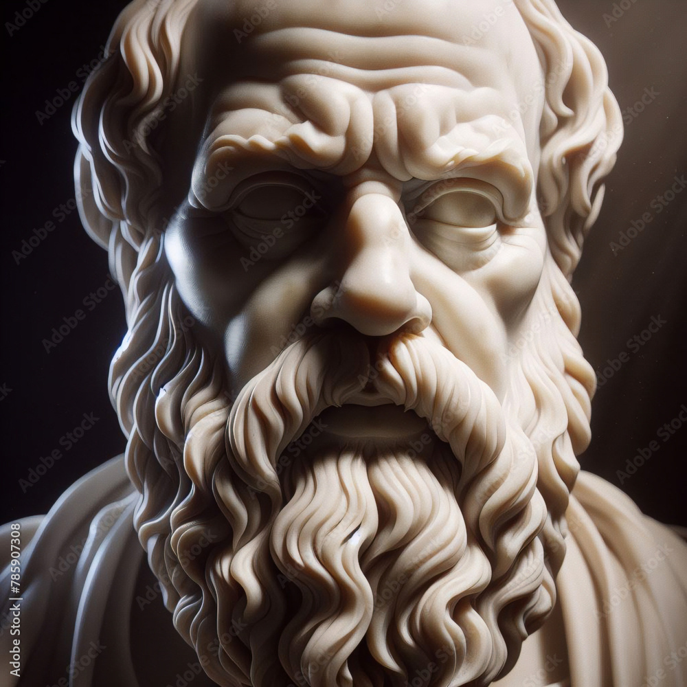 Socrates, Greek philosopher from Athens, founder of Western philosophy ...