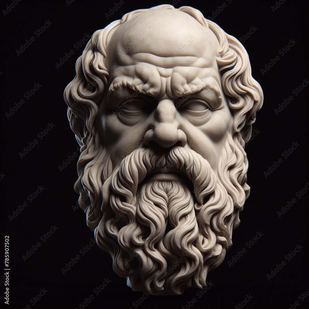 Socrates, Greek philosopher from Athens, founder of Western philosophy ...