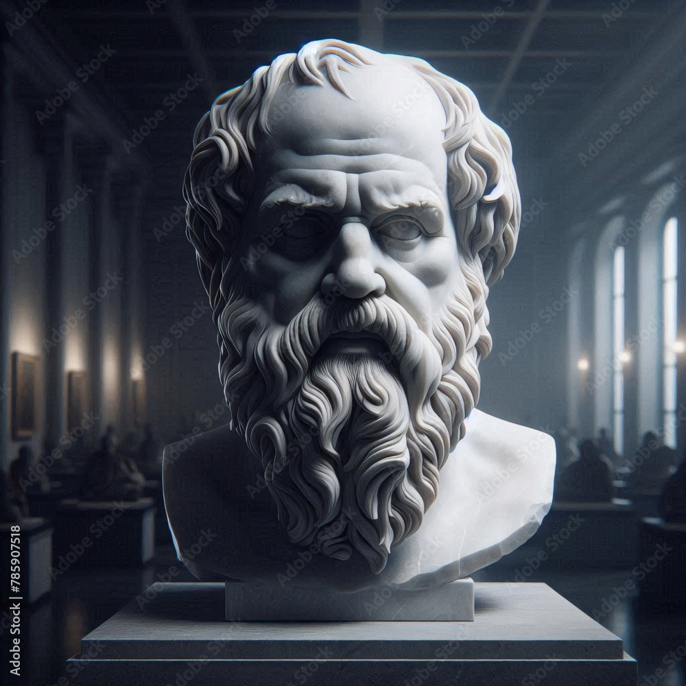 Socrates, Greek philosopher from Athens, founder of Western philosophy ...