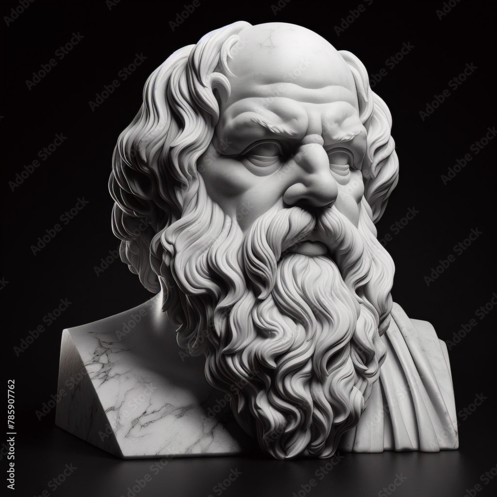 Socrates, Greek philosopher from Athens, founder of Western philosophy ...