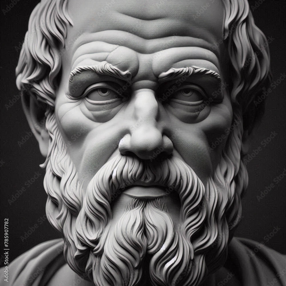 Socrates, Greek philosopher from Athens, founder of Western philosophy ...